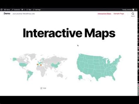 Creating A Free Interactive Map On WordPress With Interactive Geo Maps