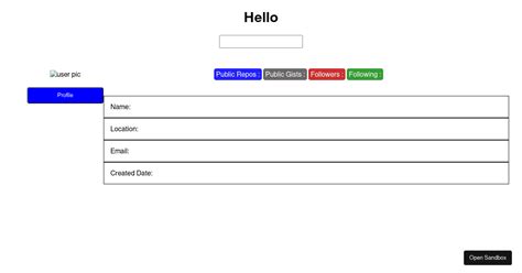 GitAPI Codesandbox