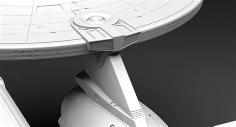 Refit Enterprise Scale Model 3d Model 3d Printable Cgtrader