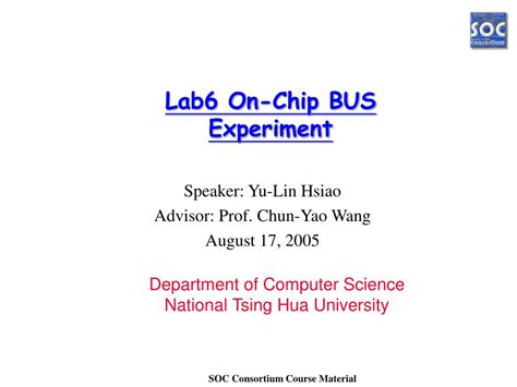 Ppt Lab6 On Chip Bus Experiment Powerpoint Presentation Free Download Id 5584105