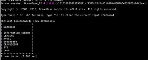 用obd cluster start demo数据库初始化正常用命令手动起报ERROR 1146 42S02 Table