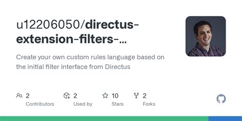 Github U Directus Extension Filters Interface Create Your