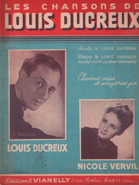 Chansons De Louis Ducreux Le Temps Des Chansons