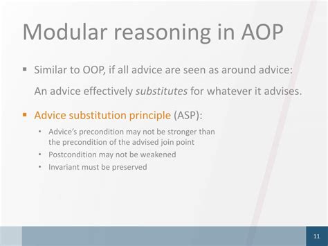 Ppt Modular Reasoning In Aspect Oriented Languages Powerpoint