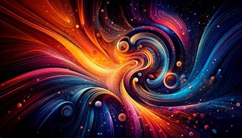 A Colorful Abstract Background With The Colors Of The Universe Premium Ai Generated Image
