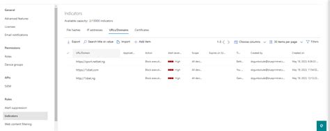 how to restrict url web filtering for microsoft 365 business users