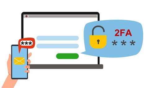 Premium Vector The Concept Of Twofactor Authentication Security