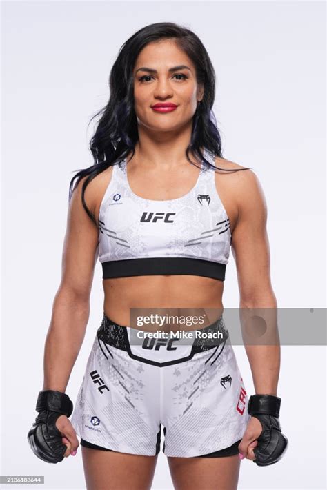 Cynthia Calvillo Poses For A Portrait During A Ufc Photo Session On