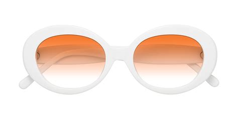 Black Geek Chic Acetate Oval Gradient Sunglasses With Pink Green