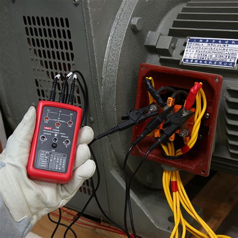 【ready Stock】uni T Ut261a Phase Sequence Tester Lack Phase Meter Motor Rotation Indicator Ac 40
