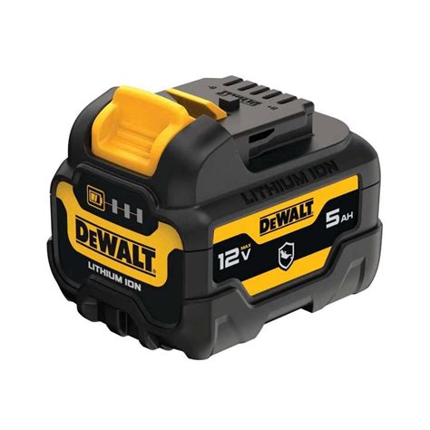 Dewalt แบตเตอรี่ 12 โวลต์ 5 Ah ทนน้ำมัน รุ่น Dcb126g B1 Tp Toolsshop