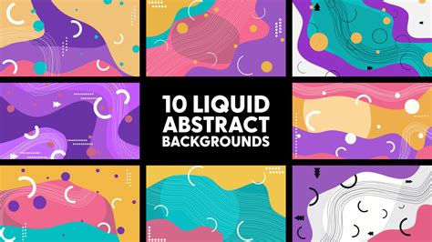 Liquid Abstract Backgrounds Video Templates Artlist