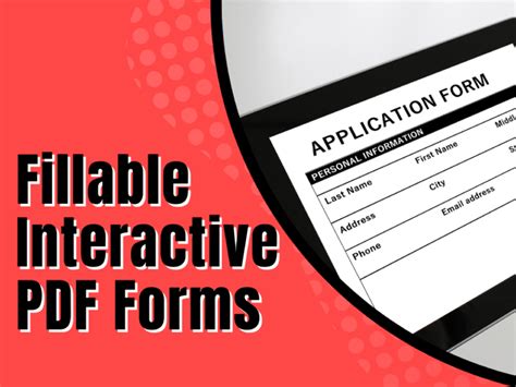 Fillable Interactive Pdf Forms Upwork