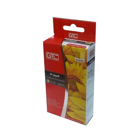 Cartucho Alternativo Color Amarillo 26ml H 954A GTC 327273 Improstock