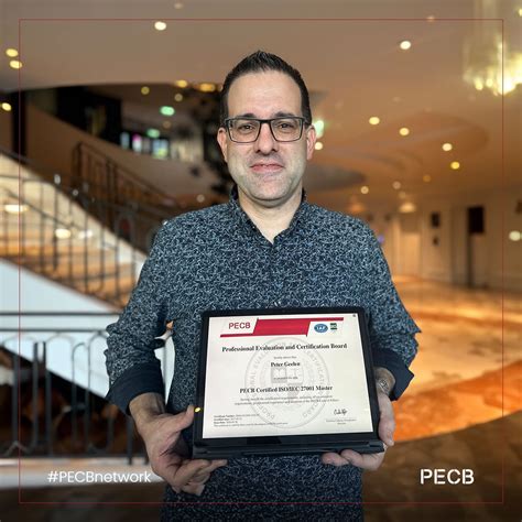 Pecb Iso Certification Certified Testimonial Pecbnetwork Pecb