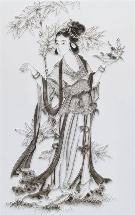 陳浚豪 chen chun hao 臨摹明仇英《仿古仕女圖》 imitating lady by qiu ying ming