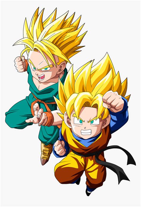 Trunks Y Goten Ssj HD Png Download Transparent Png Image PNGitem
