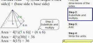 How To Find The Surface Area Of A Pyramid Math WonderHowTo