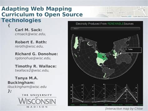 ppt adapting web mapping curriculum to open source technologies