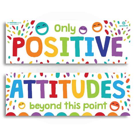 Positive Attitude Posters