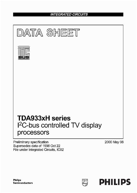 TDA9330_6093684.PDF Datasheet Download --- IC-ON-LINE