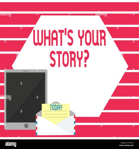 Conceptual Hand Writing Showing What S Your Story Question Concept Meaning Asking Demonstrating