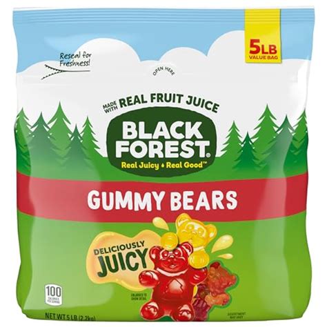Black Forest Gummy Bears Candy Made