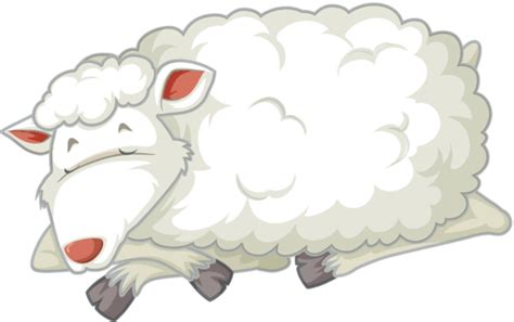 Sleeping Lamb Clipart Sheep
