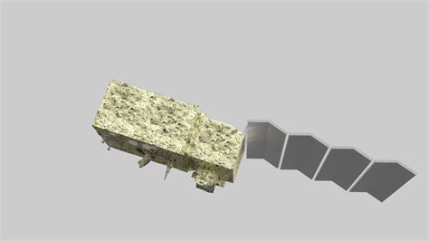 Sentinel 1 Earth Observation Satellite 3d Model 54 Lwo Xsi Obj Fbx Free3d