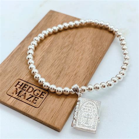 純銀 聖經 S925 手鍊 Hedge Maze Accessories｜手鍊手環人氣榜 Pinkoi