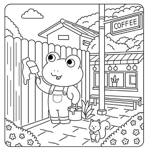Cuddly Friends Coloring Pages Coloringlib
