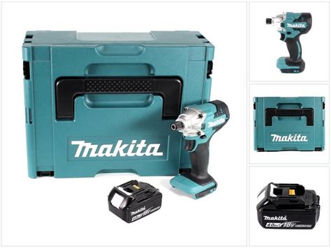 Makita Akku-Schlagschrauber DTD 156 M1J Akku Schlagschrauber 18V 155Nm ...