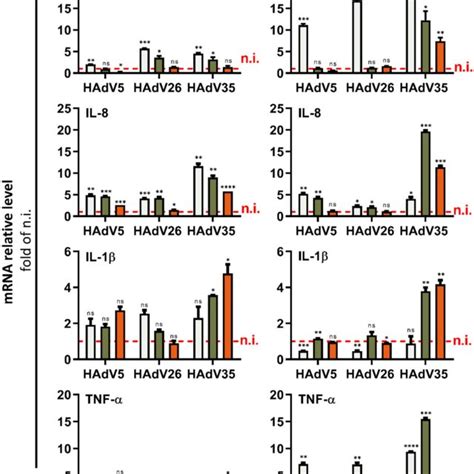 Gene Expression Of Pro Inflammatory Cytokines In A549 And Sk Ov 3 Cells