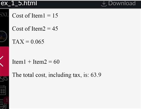 Solved Modify Example 15 To Display The Info Shown On The