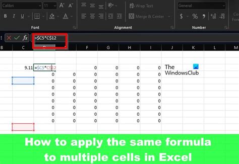 Excel Apply Format To Multiple Cells Catalog Library