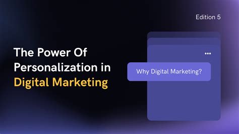 The Power Of Personalization In Digital Marketing