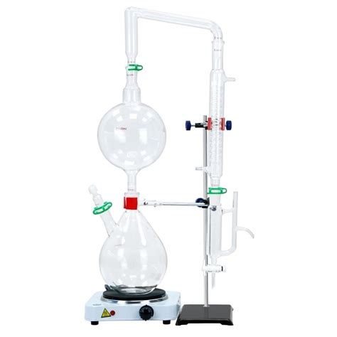 Sowinkel 2l Lab Glassware Distillation Kit Essential Oil Distillation