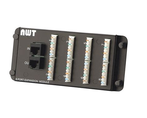 Telecom Expansion Module 8 Idc 110 Connectors New World Telecom Inc