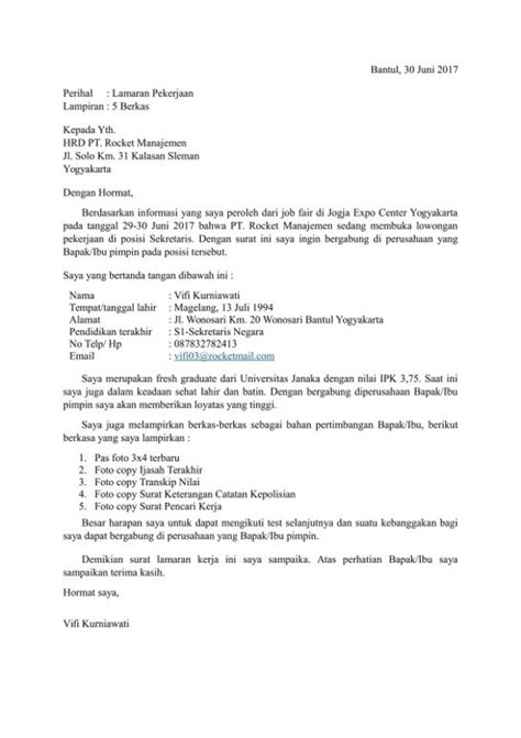 11 Contoh Lamaran Kerja Via Email Yang Baik Dan Benar