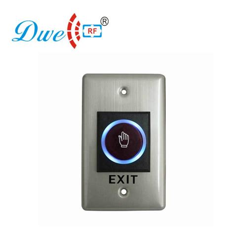 exit button infrared no touch style of access control systems access switch dw b02c dwell