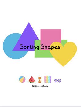 Sorting Shapes By NicolecBCBA TPT