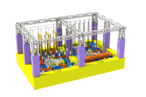 Hot Selling Commercial High Quality Ninja Course Obstacle Equipment