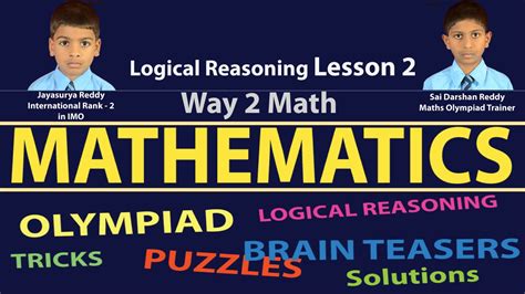 Maths Olympiad Youtube