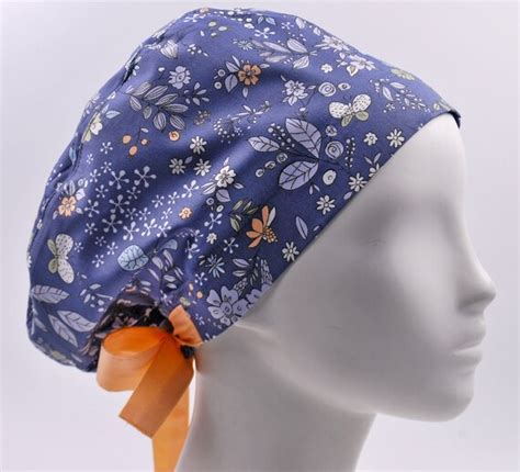 Surgical Scrub Hat Scrub Hats Womens Scrub Caps Floral Etsy