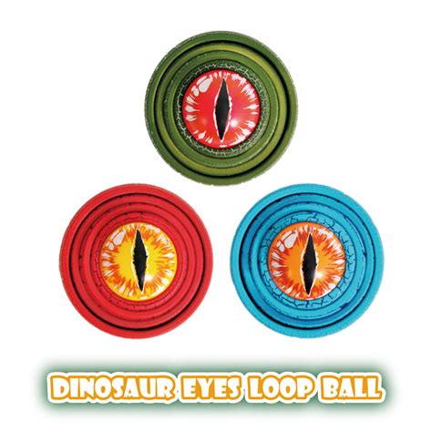 Dinosaur Eyes Loop Ball F5149 1rdid