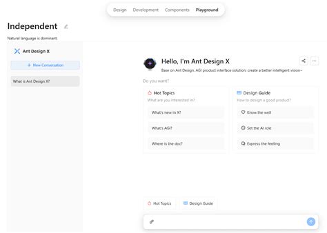 ant design x：快速构建ai聊天界面的工具包，支持模型集成和数据流管理。 ai分享圈