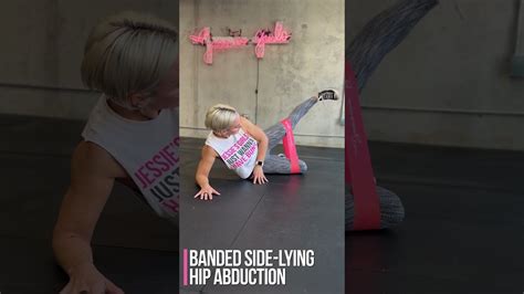 Banded Side Lying Hip Abduction Youtube