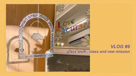 작업에 몰두한 공방브이로그연남동 유리공방스테인드글라스소품샵마포공예센터공예공방지도구름한점썬캐쳐만들기전시회준비하기 Youtube