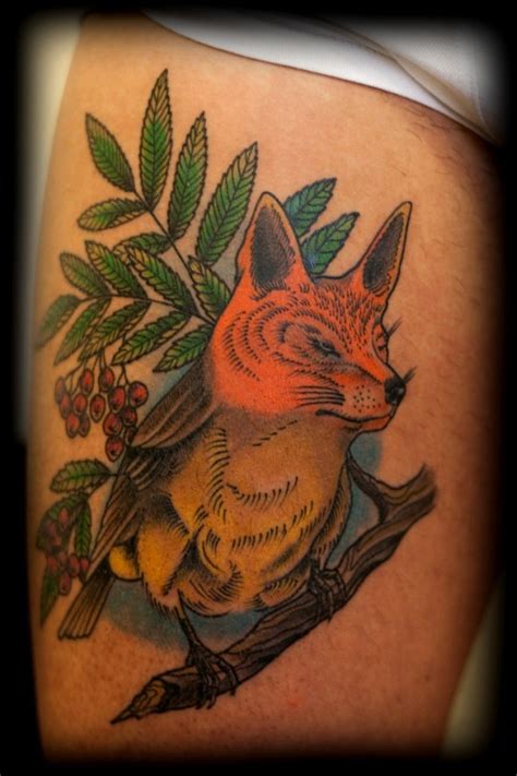 Татуировка птица