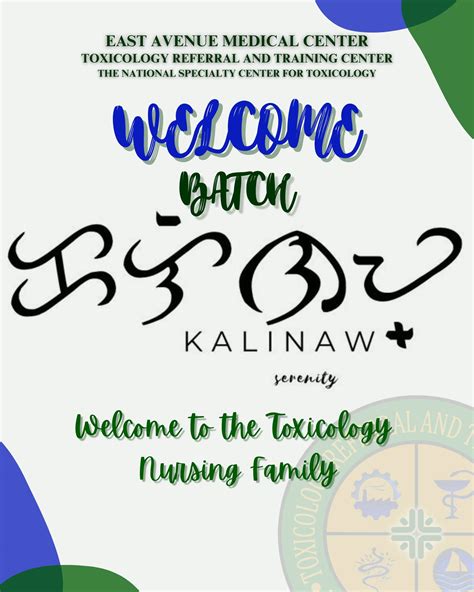 Toxicology Welcome To Batch Kalinaw We Are Thrilled To Have You Join